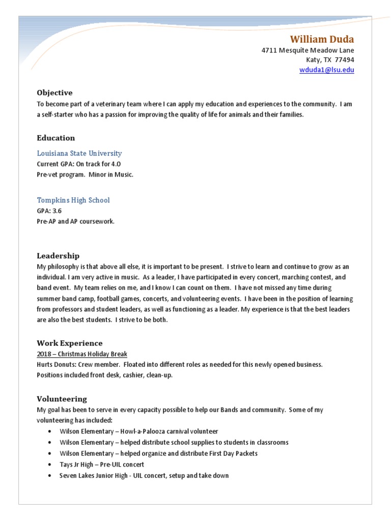 Will Duda Resume | PDF | Jazz Music | Entertainment (General)