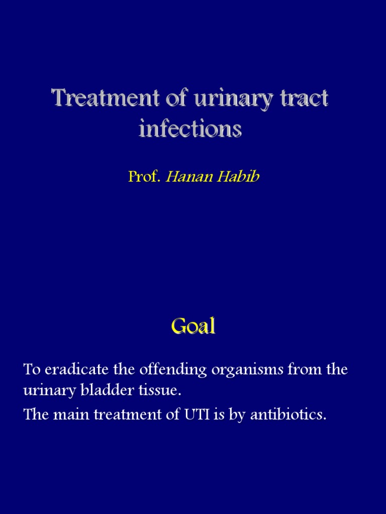 Urinary Tract Infection Treatment Guide | PDF | Urinary Tract Infection ...