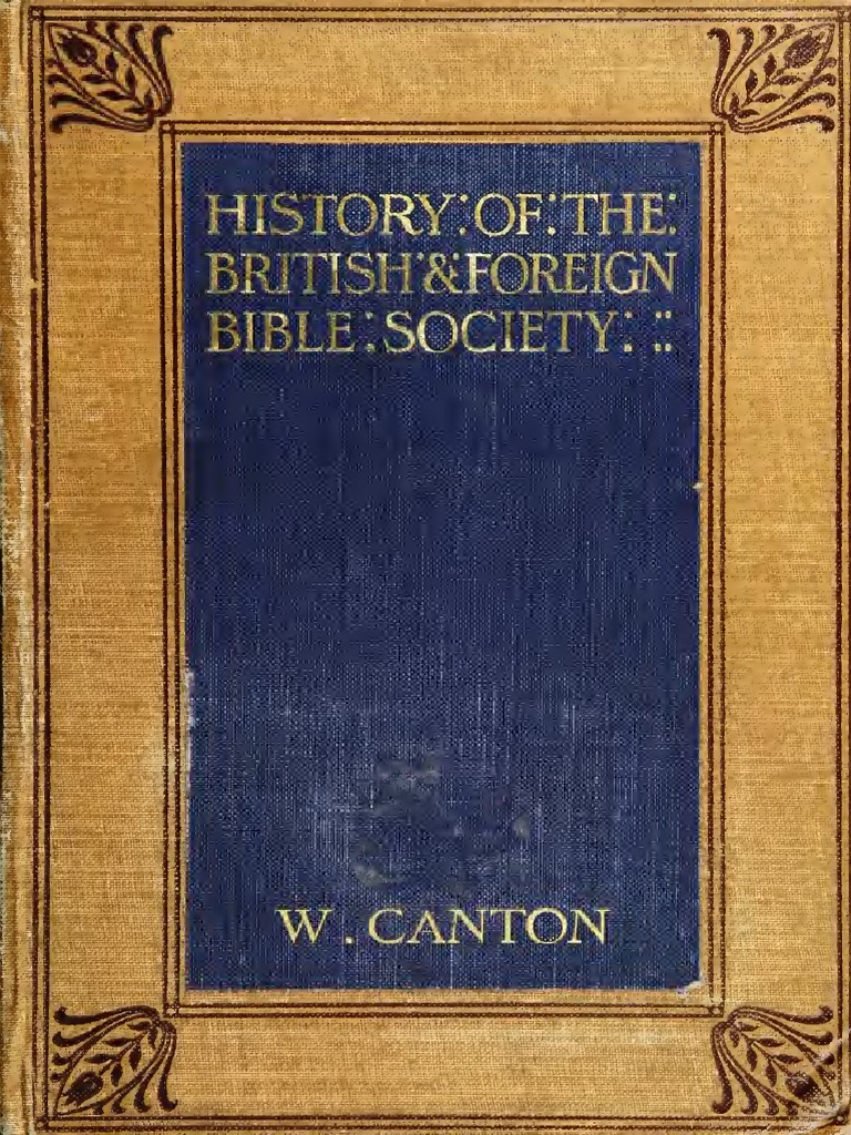 History of British and Foreign Bible Society PDF | PDF | Lord | Bible