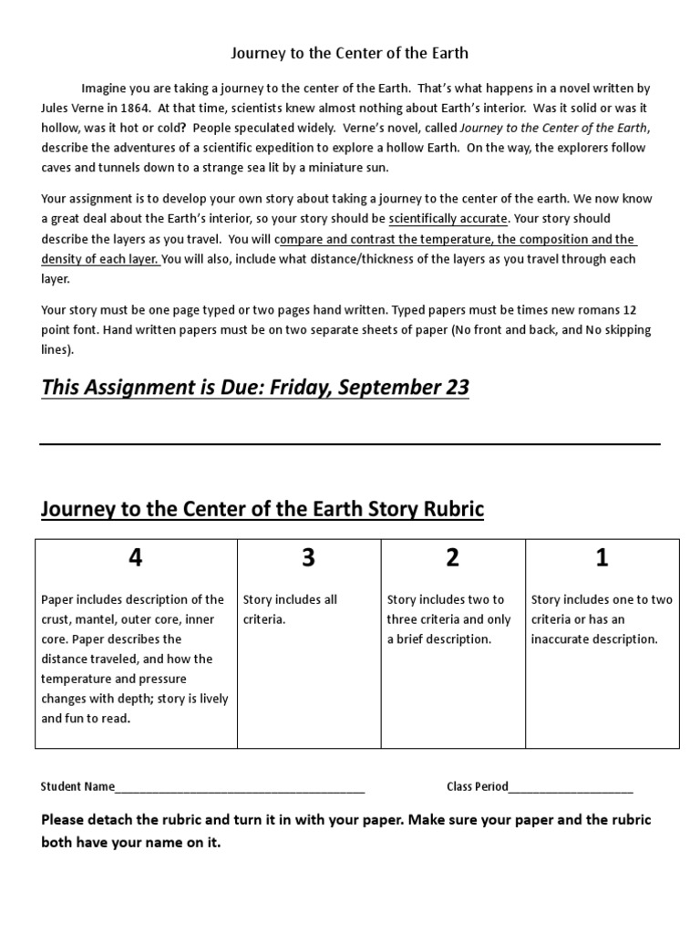 Journey To The Center of The Earth Reg | PDF