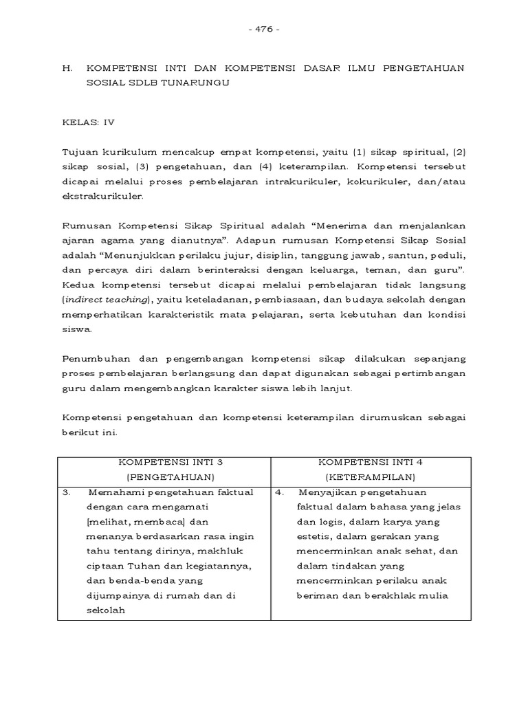 8 Ki KD Ips SDLB Tunarungu PKLK Rev | PDF