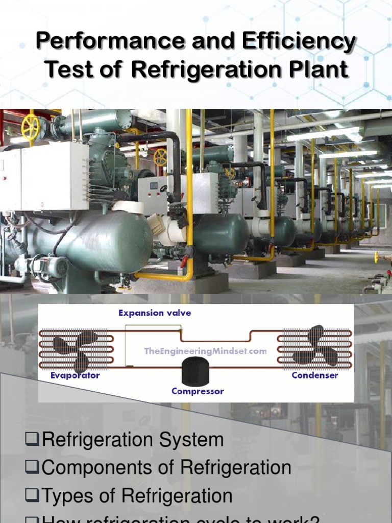 Performance and Efficiency Test of Refrigeration Plant | PDF ...