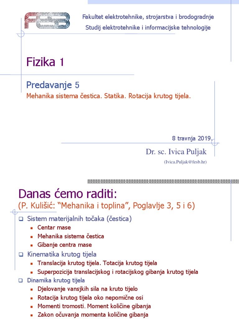 Fizika 1 | PDF