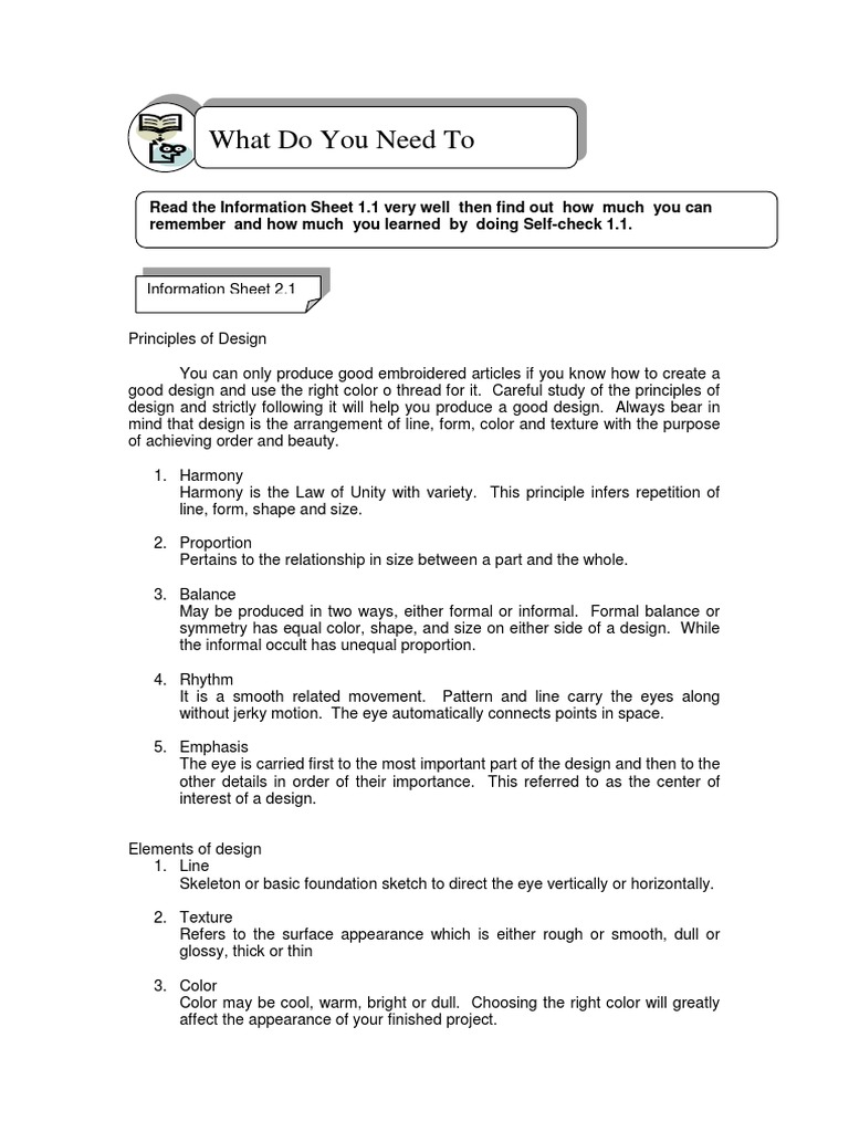 What Do You Need To Know? | PDF | Color | Artistic Techniques