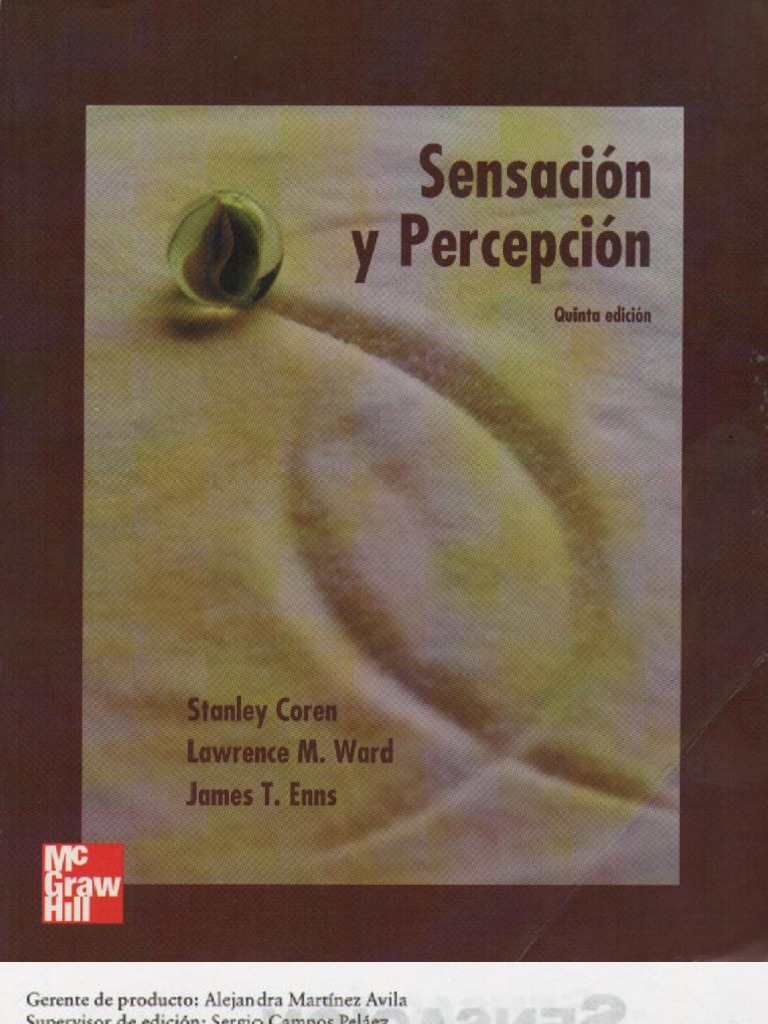 Libro Sensación y Percepción. | PDF