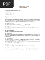 Secondment Agreement Sample | PDF | Layoff | Employment