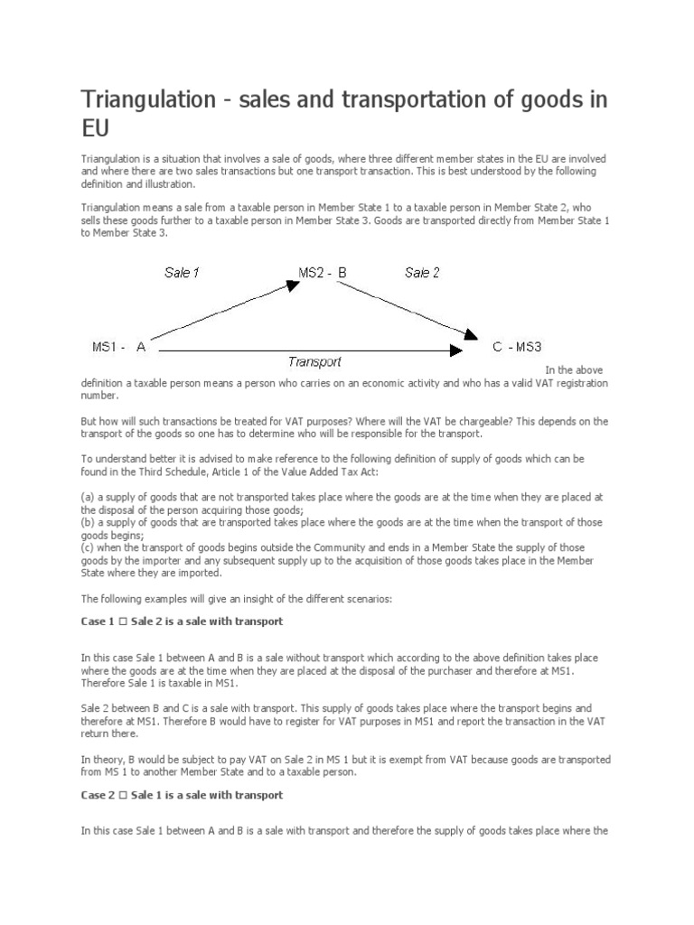 Third Party Process (Triangulation) | PDF | Invoice | Receipt