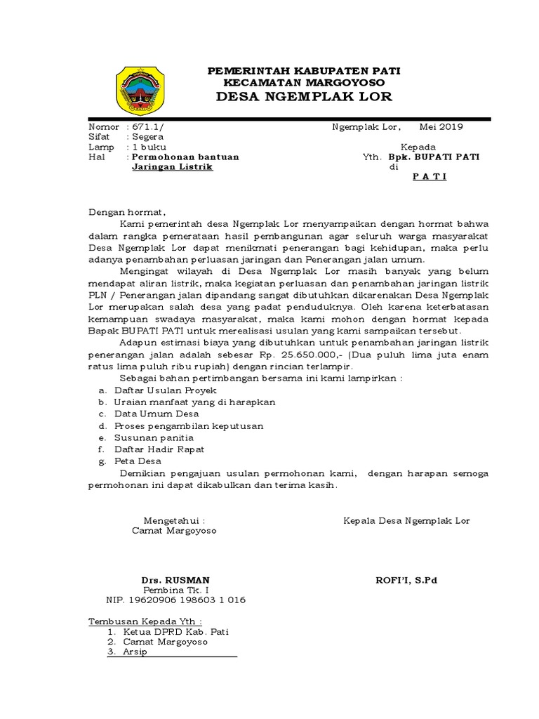 Proposal Listrik | PDF