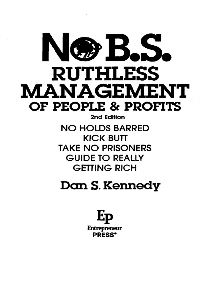 Ruthless Management - Contents | PDF | Sales | Business