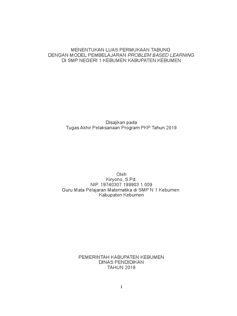Contoh Laporan Best Practice | PDF