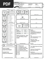 Steel Defender - DND - 5E - CharacterSheet | PDF | Entertainment ...