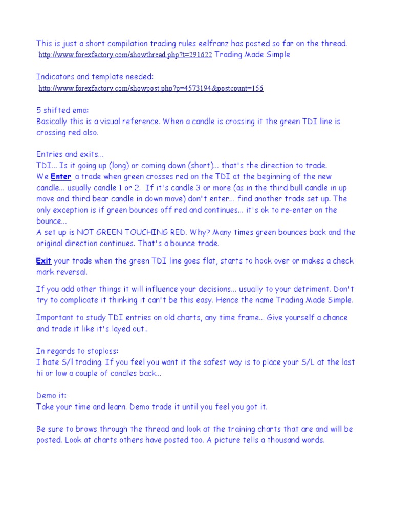 Trading Made Simple PDF | PDF