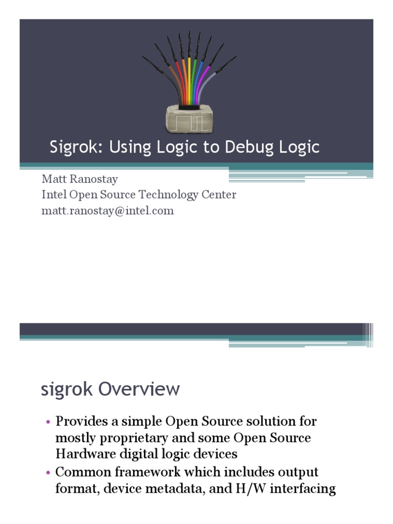 Sigrok - Using Logic To Debug Logic | PDF | Usb | Computer Engineering