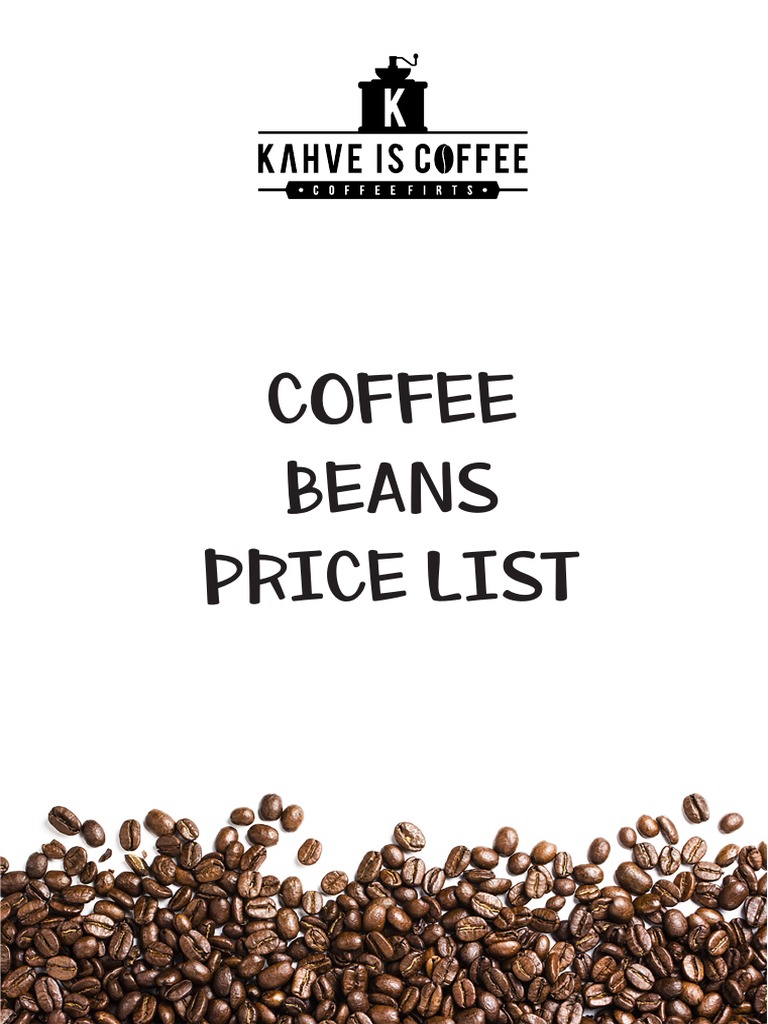 Price List Coffee Beans | PDF | Agricultural Economics | Domesticated ...