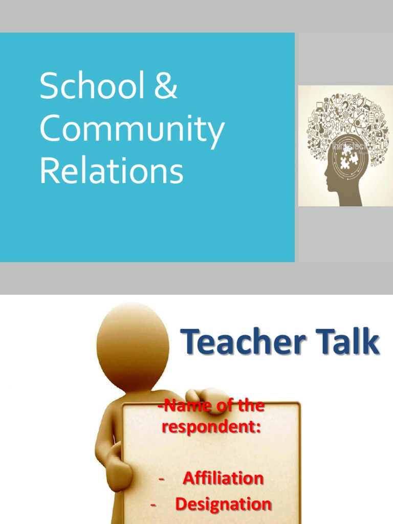 School & Community Relations | PDF | Career & Growth