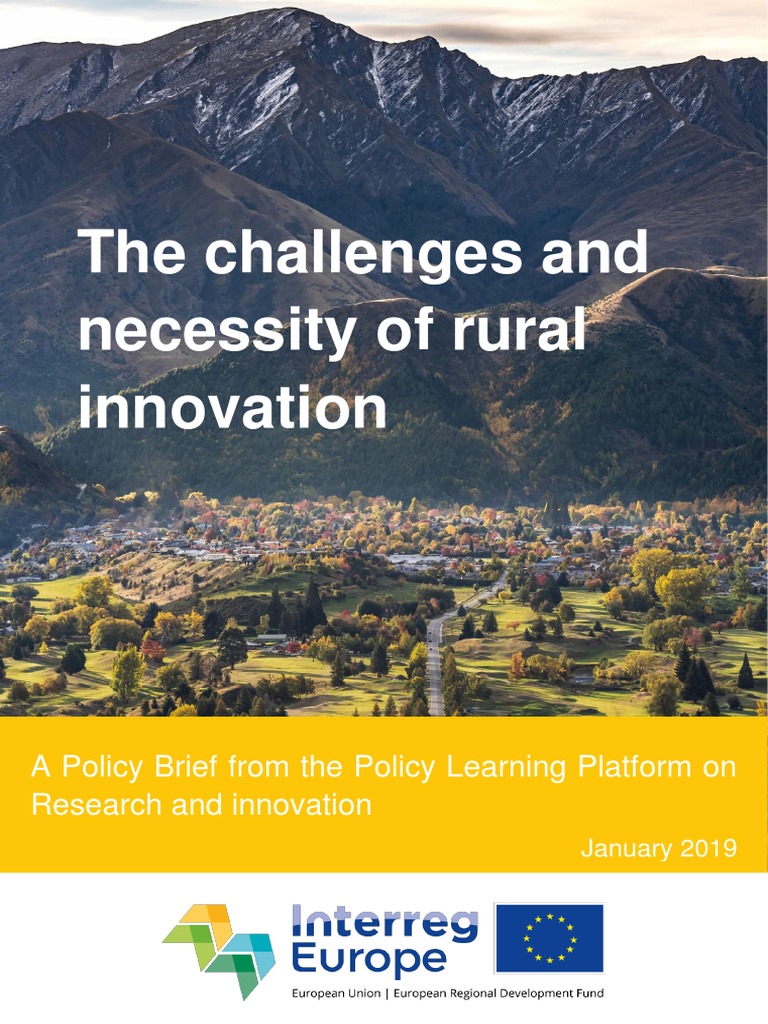 Rural Innovation: Challenges and Solutions | PDF | Innovation ...