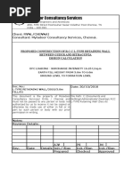 Stone Retaining Wall Design | PDF | Masonry | Civil Engineering