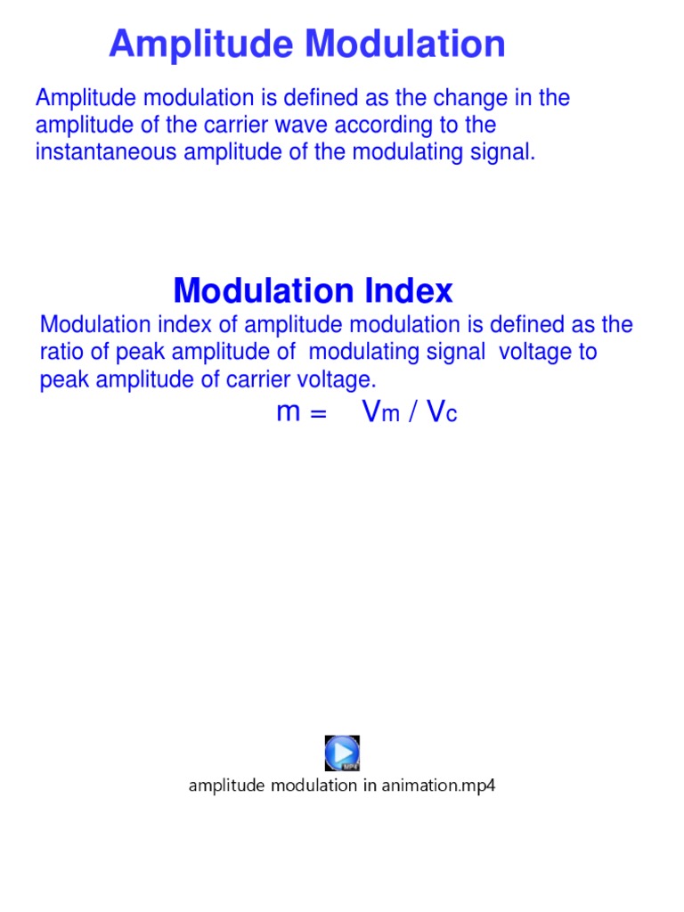 Amplitude Modulation Pdf Amplifier Telecommunications Engineering