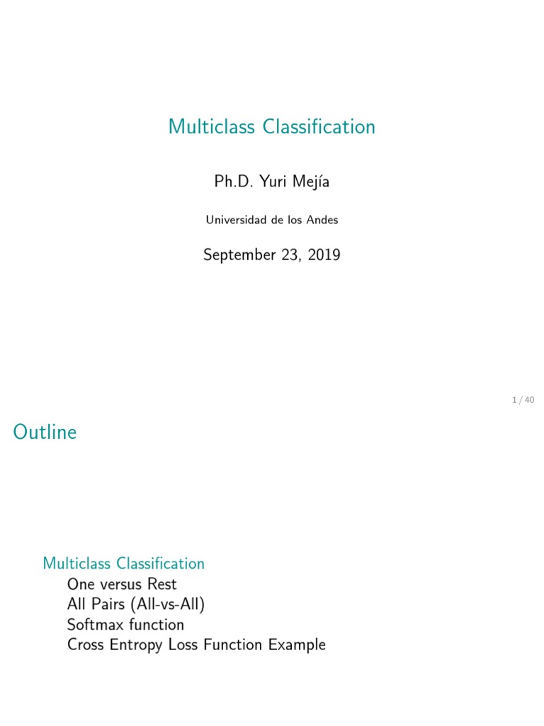 5 Multiclass | PDF | Statistical Classification | Futurology