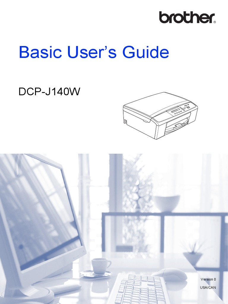Brother dcp-j140w | PDF | Printer (Computing) | Image Scanner