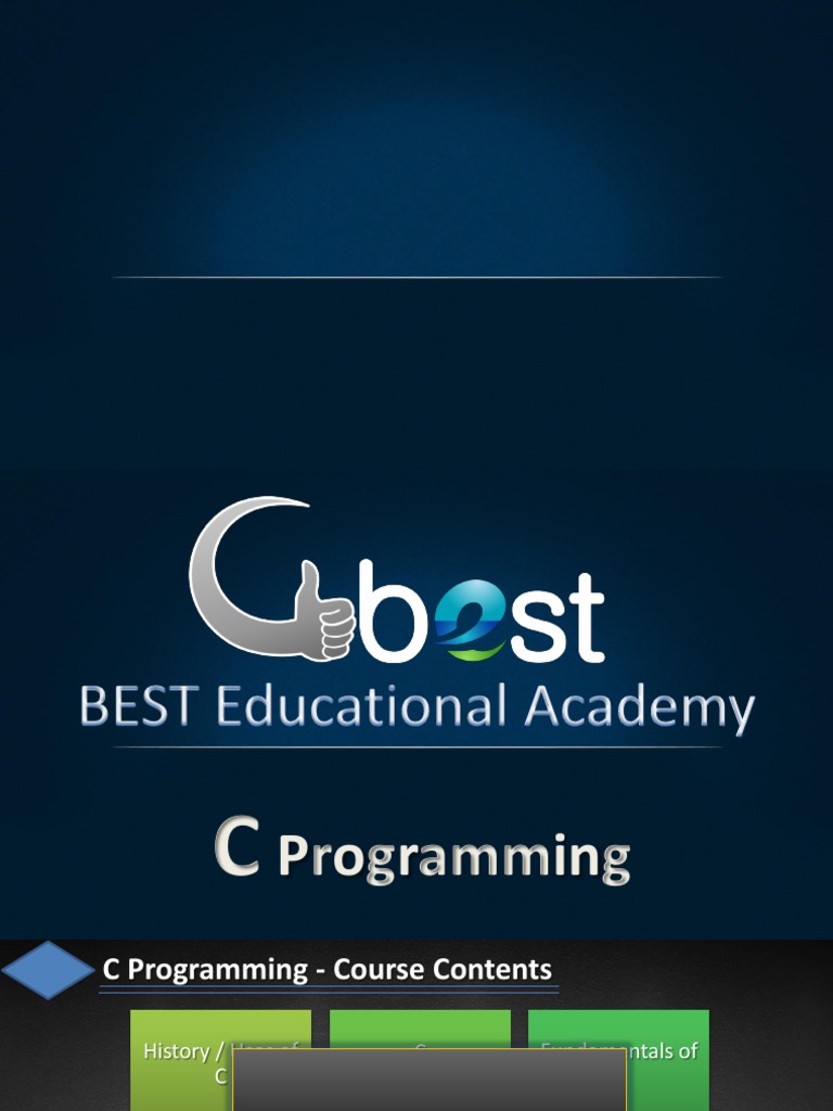 Best Educational Academy, Nepal | PDF | Reserved Word | C (Programming Language)