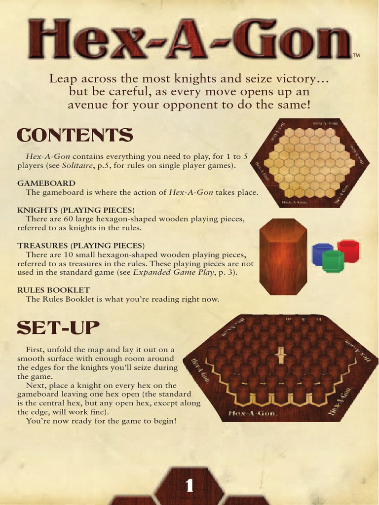 Hex-A-Gon Rules | PDF | Leisure