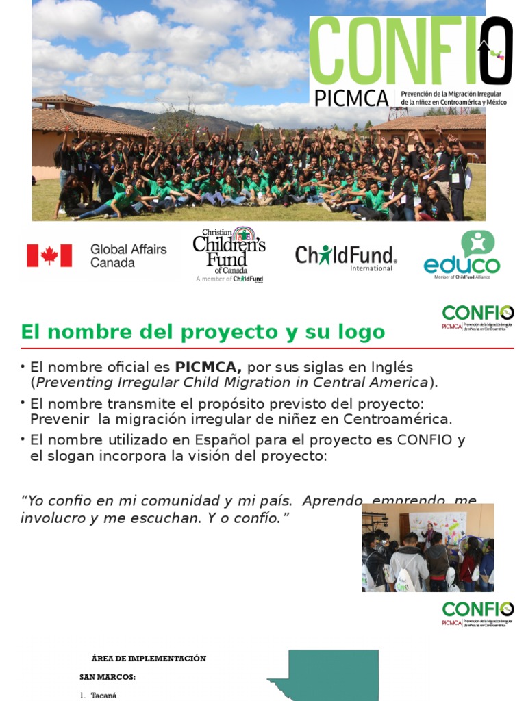 Proyecto CONFIO | PDF | Centroamérica | Igualdad de género