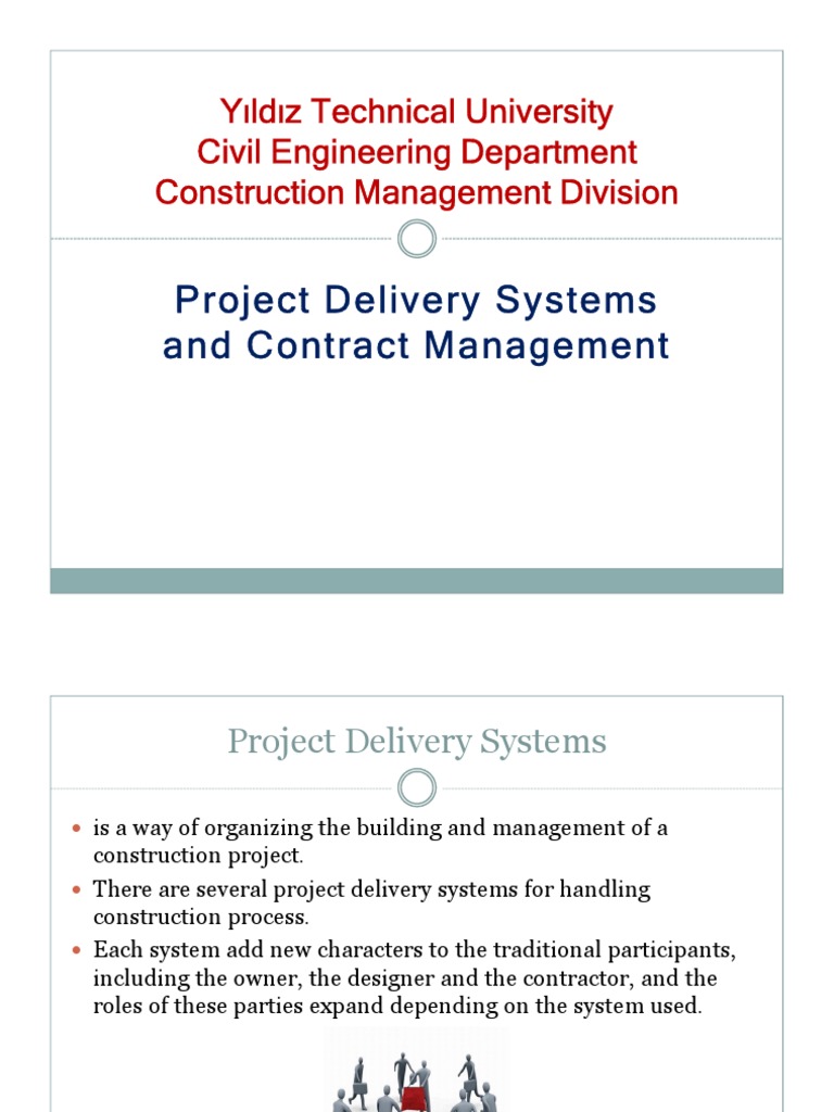 7-Project Delivery Systems | PDF | Construction Management | Economic ...
