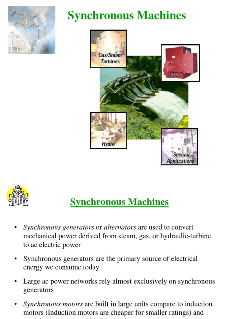 Synchronous Machines Guide | PDF | Electric Motor | Physical Quantities