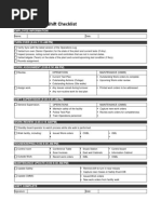 Shift Huddle Blank Template | PDF