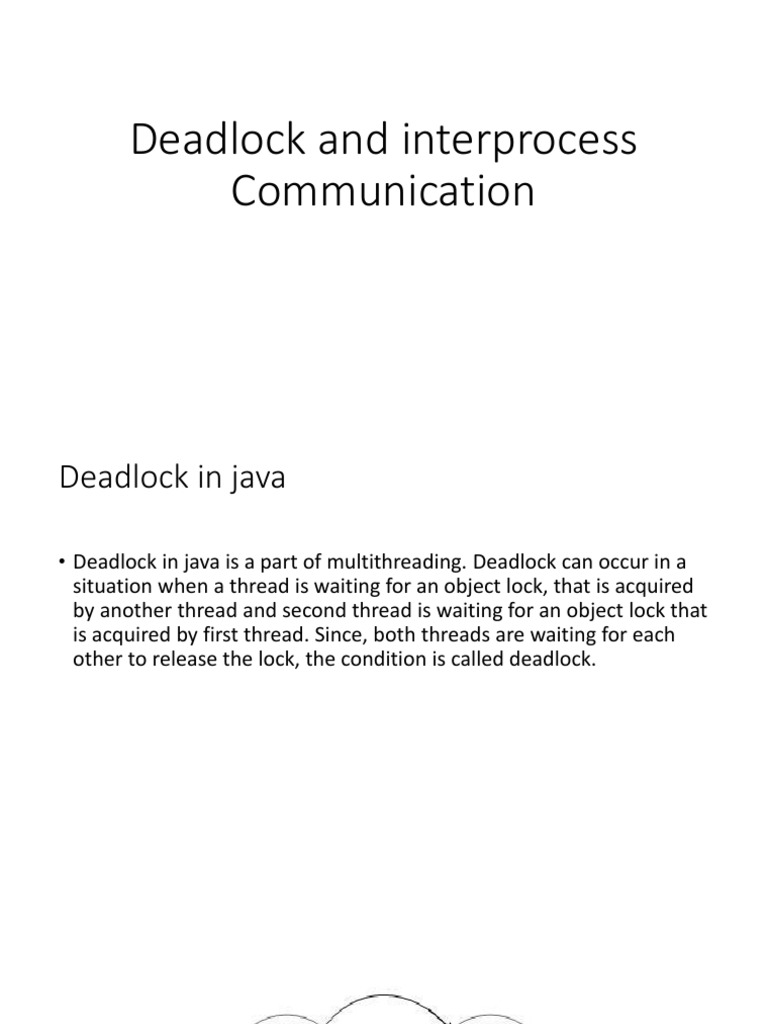 Deadlock and Interprocess Communication | PDF | Thread (Computing ...