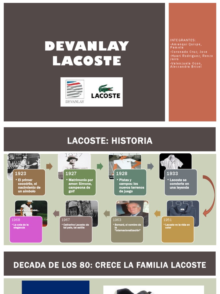 Devanlay - Lacoste | PDF | Ropa | Business