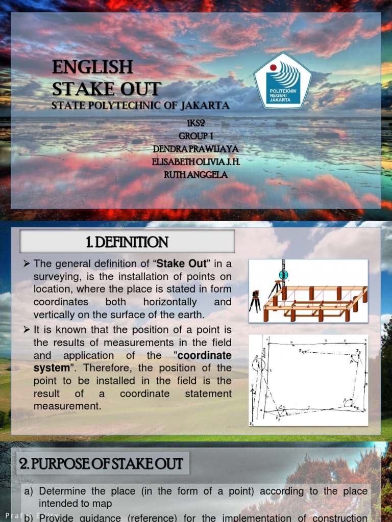 English Stake Out: State Polytechnic of Jakarta | PDF | Equipment | Optics