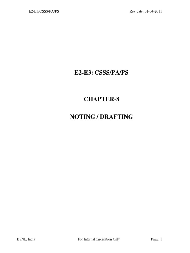 Chapter08.Noting, Drafting | PDF | Precedent | Decision Making