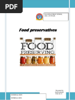 Food Preservatives Class 12th Project | PDF | Food Preservation | Food ...