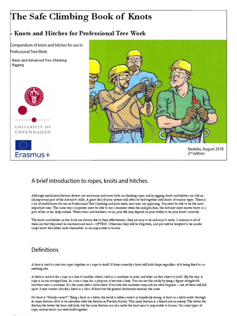 Book of Knots For Arborist and Tree Climbers | Download Free PDF | Knot ...