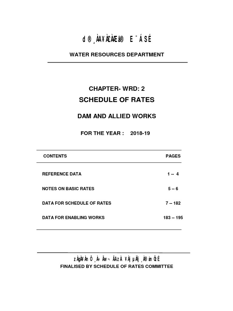 CPWD Rates | PDF | Concrete | Construction Aggregate