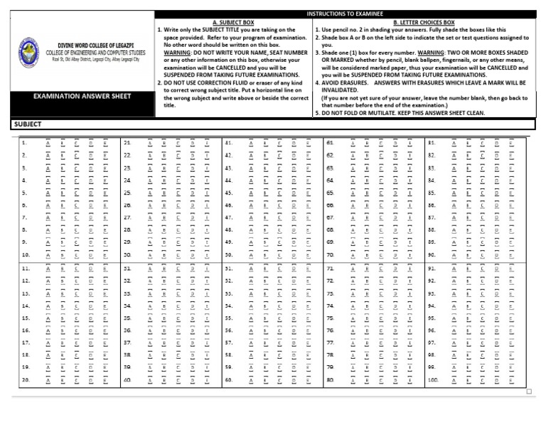 Answer Sheet Timber Design | PDF