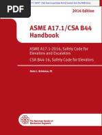 ASME A17 1 Safety Code For Elevators and Excalators PDF | PDF ...