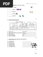 Form 1 English Exercise | PDF