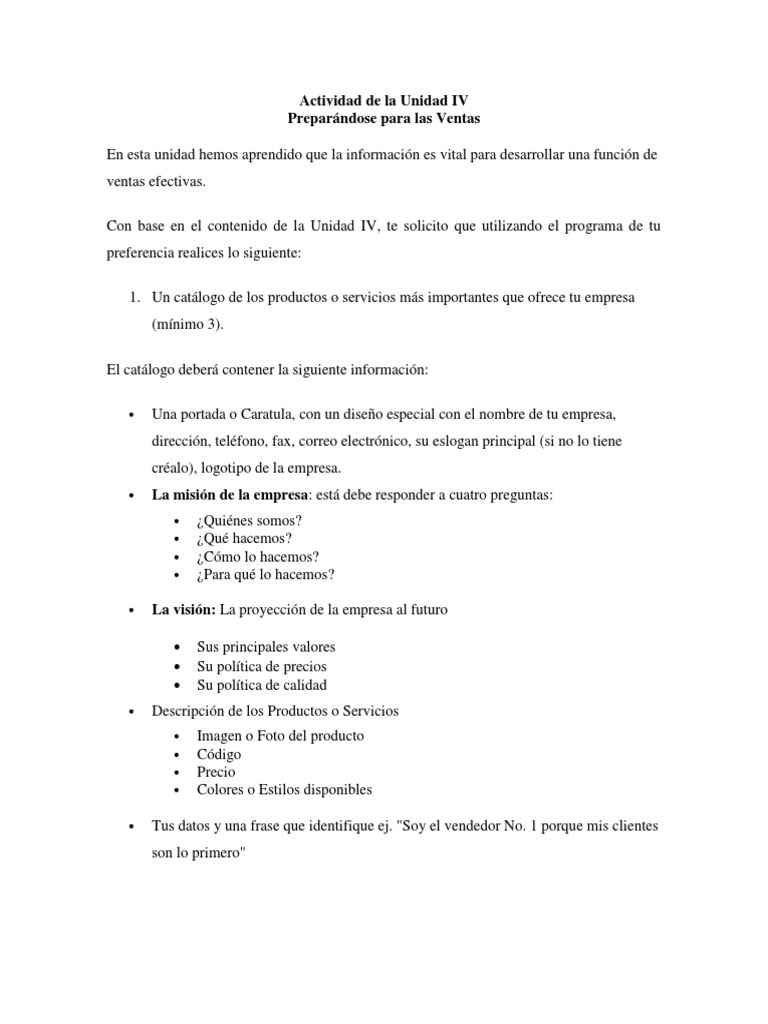 Catálogo y Análisis de Ventas Efectivas | PDF