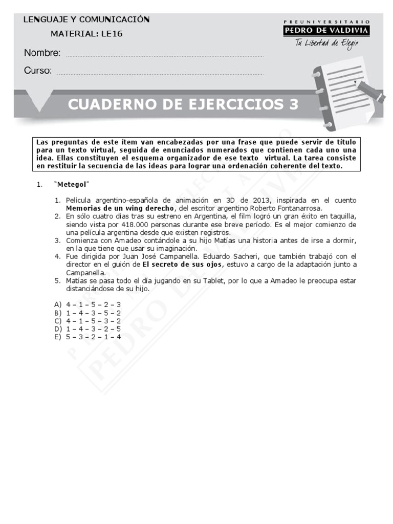 8539-LE16 - Cuaderno de Ejercicios 3 - 7 | PDF | Radio | Magnetismo