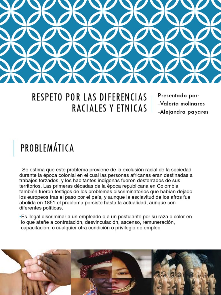 RESPETO Por Las DIFERENCIAS RACIALES Y ETNICAS | PDF