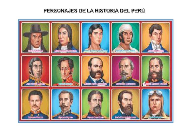 Personaje Del Peru | PDF