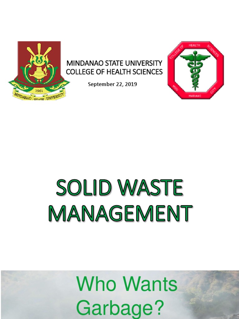Solid Waste Management | PDF | Waste Management | Reuse