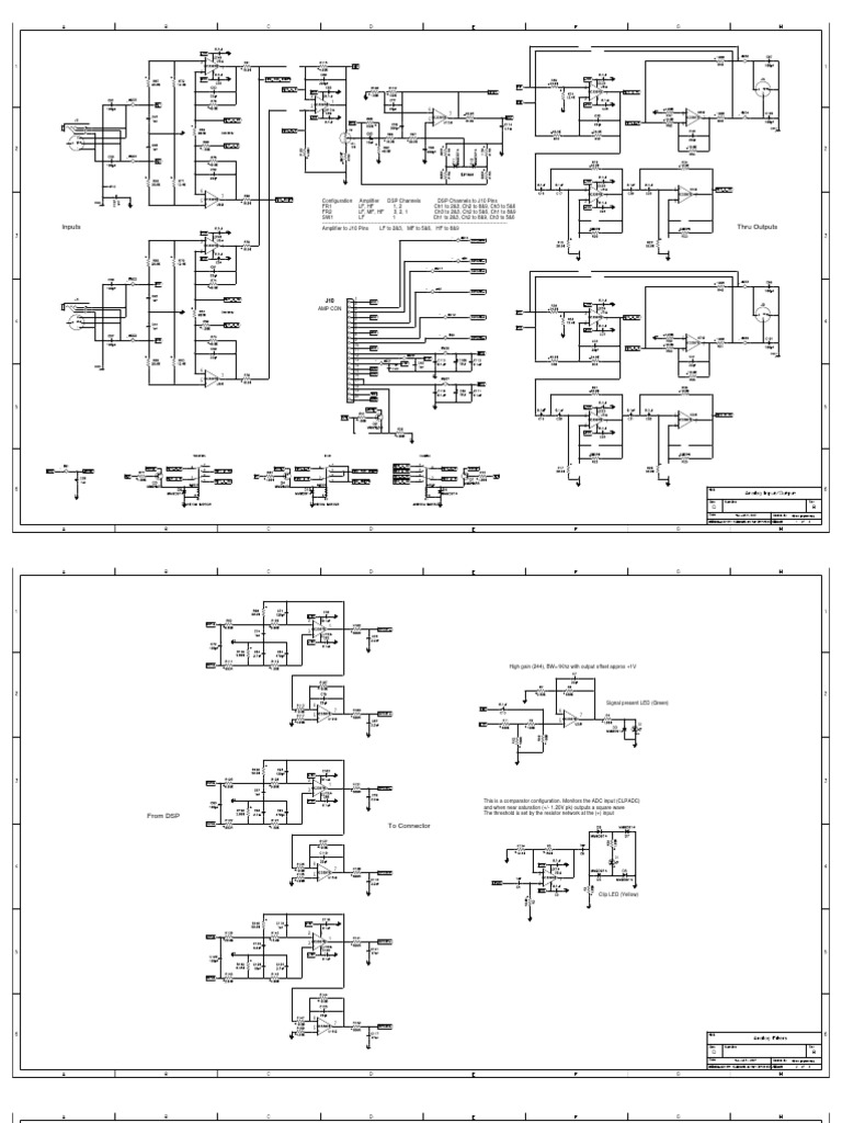 PRX Series SW1 Schematic (Input Module) | PDF | Analog To Digital ...