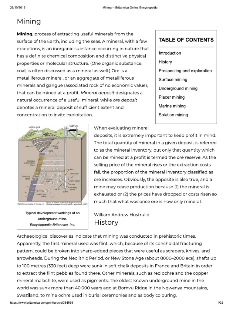 Longwall Mining | PDF