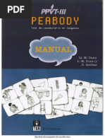 Prueba Peabody Cuadernillo de Estímulos | PDF