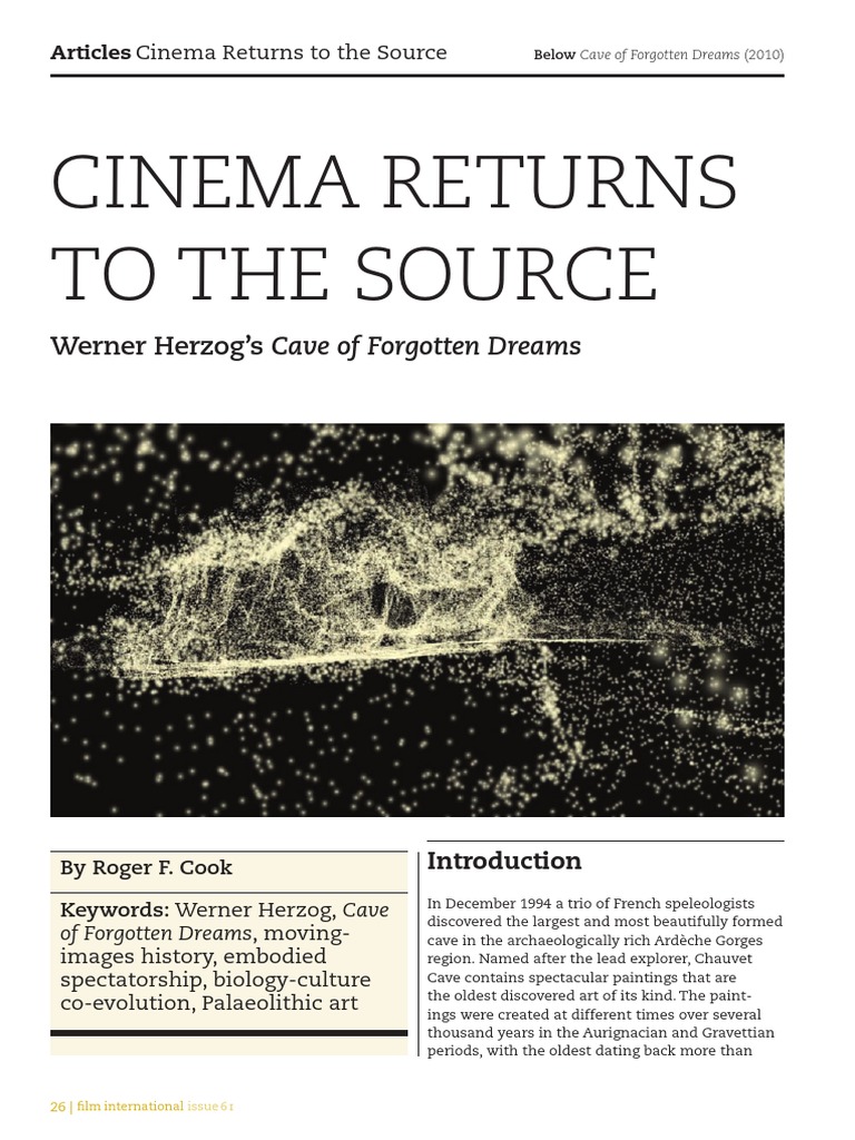 Cave of Forgotten Dreams | PDF | Mental Image | Dream