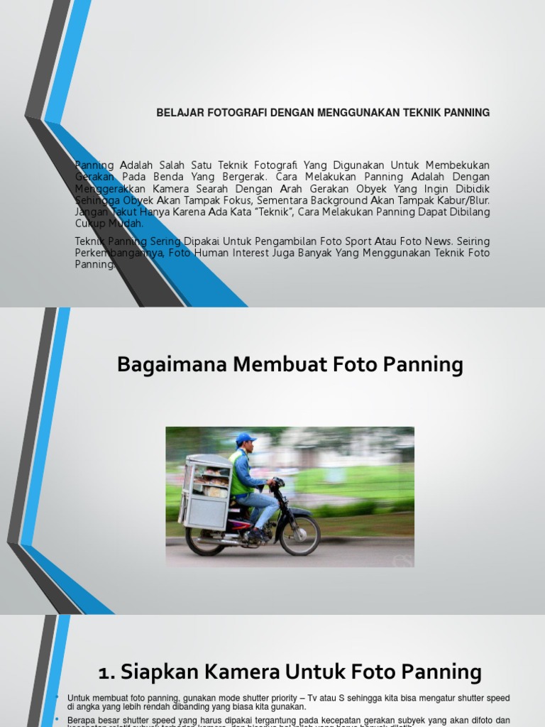 Belajar Fotografi Dengan Menggunakan Teknik Bulb Dan Panning | PDF ...